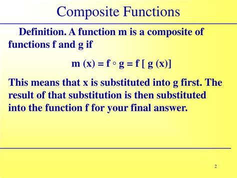 Ppt §2 3 The Chain Rule And Higher Order Derivatives Powerpoint