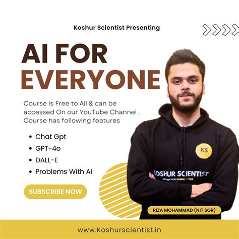 Learn Ai With Riza Mohammad Khan Koshur Scientist Posted On The