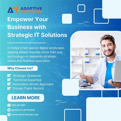 Transform Your It With It Solutions Adaptive Networks Posted On The Topic Linkedin