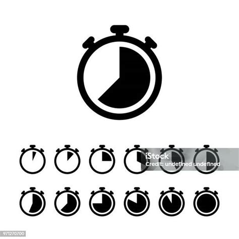 스톱 워치 타이머 웹 아이콘 및 측정 기호 흰색 배경 벡터 일러스트 레이 션에 고립 된 플랫 스타일에서입니다 0명에 대한 스톡 벡터 아트 및 기타 이미지 Istock