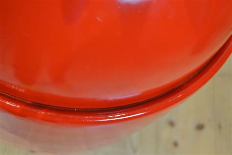 Large Modern Red Fibreglass Design Vase Retro Station