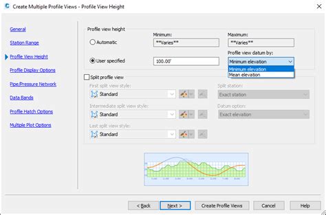 Solved Profile View Height Automatic Setting Autodesk Community