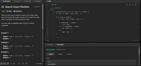 100daysofcode Leetcode Codingchallenge Binarysearch Dsa Om Patil