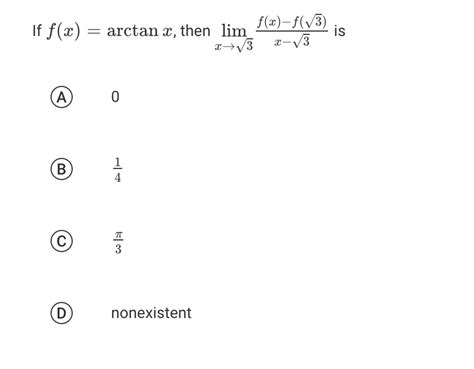 Properties Of Arctan