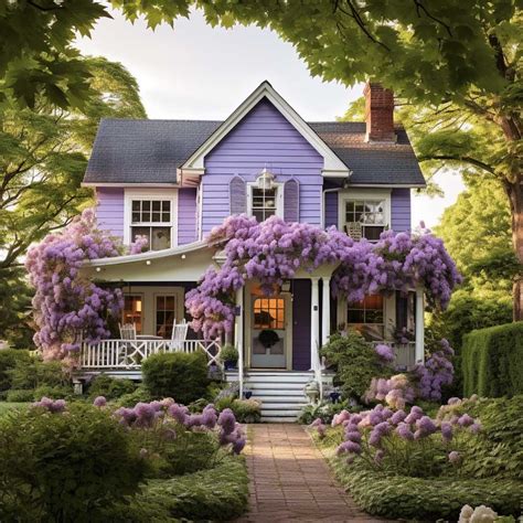 8 Houses That Perfectly Showcase How To Use Purple On The Exterior