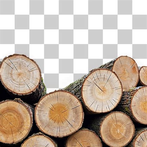 A Large Log Premium Ai Generated Psd
