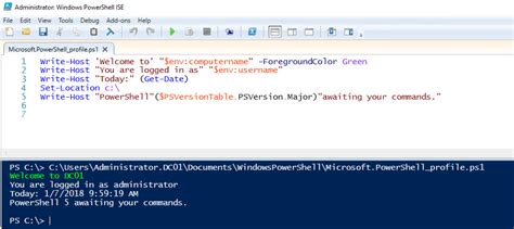 powershell for beginners part 6 powershell profiles and the ise