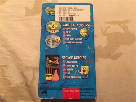 Spongebob Vhs Collection