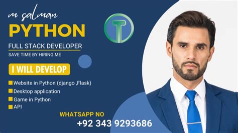 Malik Salman On Linkedin Pythondeveloper Pythoncoder Pythonprogrammer Pythonprolevelexpert