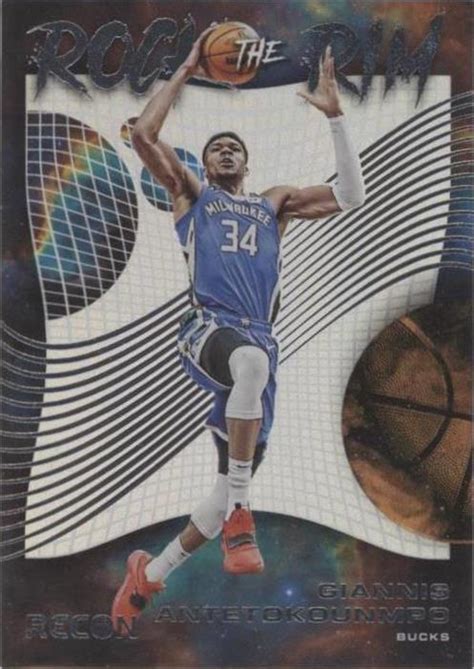 2022 23 Panini Recon Rock The Rim Giannis Antetokounmpo 7 For Sale