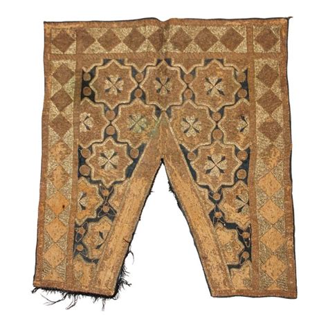 19th century islamic art ottoman metallic threads arched fragment