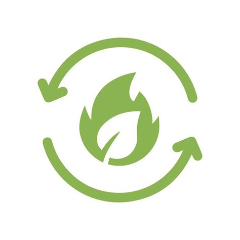 Simple Icon Of Biogas Renewable Energy And Green Environment 32208345