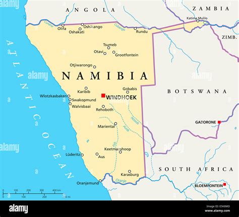 Namibian Map