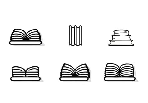 Premium Vector Books Icons Vector Line Editable Stroke