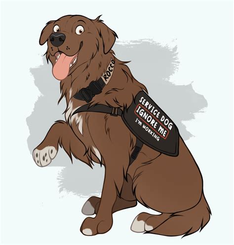 Assistant Dog Drawing By Sketchyanniee On Deviantart