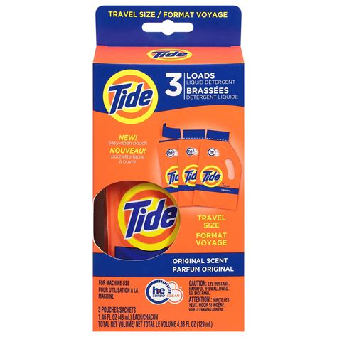 Tide Original Scent Travel Size Liquid Detergent Shop Detergent At H E B