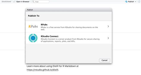 Distill For R Markdown Publishing Articles