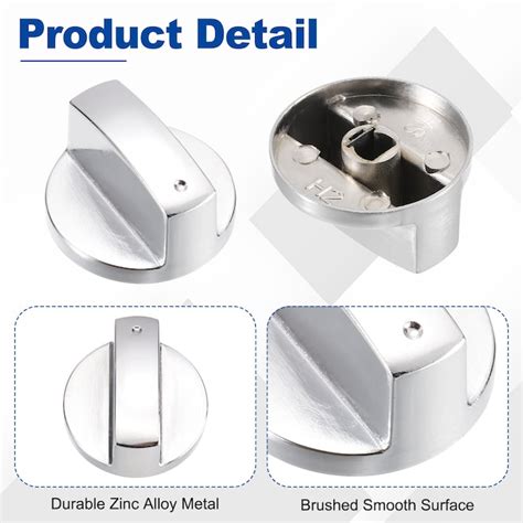 Unique Bargains 5pcs Gas Stove Knob 8mm Universal Cooker Replacement