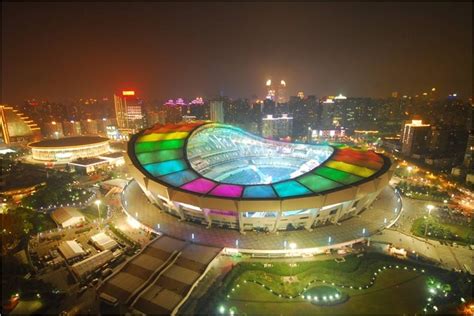 The Shanghai Stadium Was Opened In 1997 And Is One Of China Largest