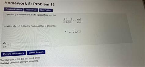 Solved Homework 5 Problem 13 Previous Problem Problem List