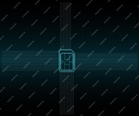 Premium Vector Embedded Sim Concept New Mobile Communication Technology