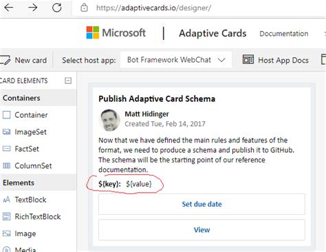Designer Default Card Does Not Render Array Data Properly · Issue