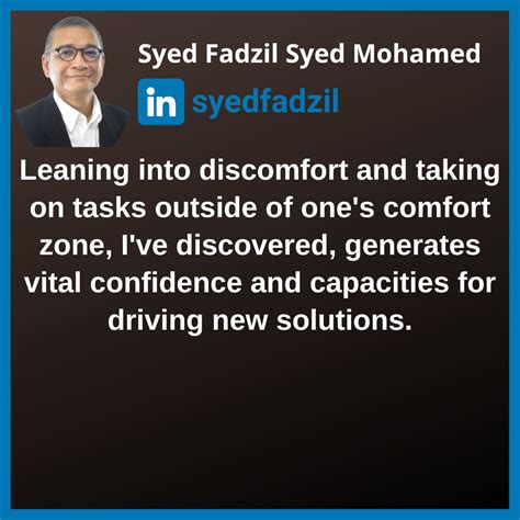 Syed Fadzil Syed Mohamed Posted On Linkedin