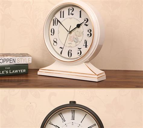 Офисное украшение мебель настольная спальня будильник немой ретро тишина маятниковый