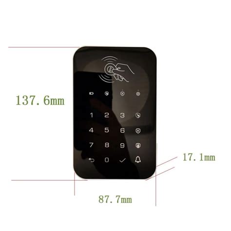 Wireless Touch Keypad Gsm Alarm System Rfid Card P Grandado