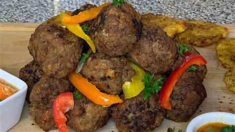 Boulet Best Haitian Style Meatballs BoulÈt Vyann Haitian Food