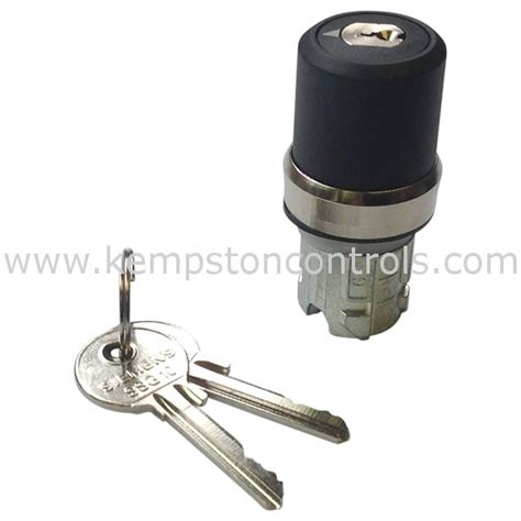 Siemens 3su1050 5bf11 0aa0 Key Switch Ces 22 Mm Round Metal Lock Ssg10 2 Keys 2 Switch