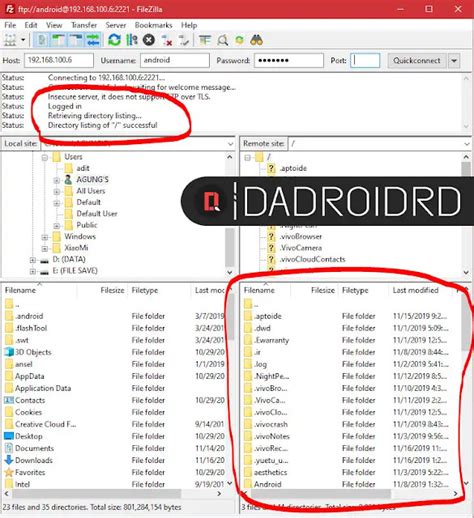 cara ftp android download upload dengan filezilla dadroidrd