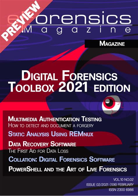 Preview Digital Forensics Toolbox 2021 Edition Eforensics