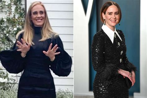 Sarah Paulson Responds To Fans Saying She Looks Like Adele