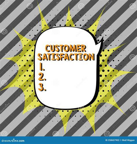 Text Caption Presenting Customer Satisfaction Internet Concept Exceed Consumer Expectation