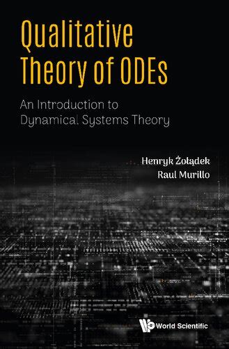 Qualitative Theory Of Odes An Introduction To Dynamical Systems Theory Pdfepub Version