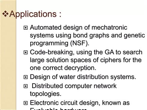 Optimization Technique Genetic Algorithm Pptx
