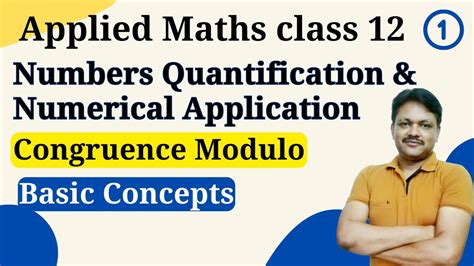 Chapter 1 Part 1 Congruence Modulo Class 12 Applied Mathematics