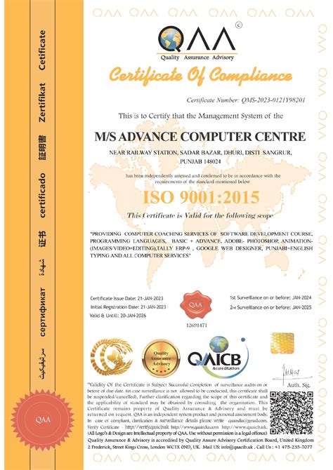 Advance Computer Centre Learn Grow Succeed