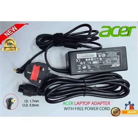 Acer Laptop New Adapter Power Cord W Output V A Shopee Malaysia