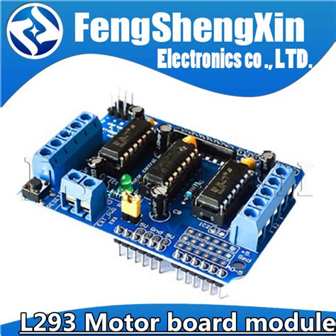 L293d 드라이버 모듈 모터 제어 실드 모터 드라이브 확장 보드 Arduino 모터 실드 용 활성 구성 요소