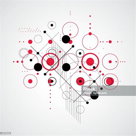 벡터 추상적임 아르카디아 배경기술 생성날짜 In 바우하우스 복고 스타일 0명에 대한 스톡 벡터 아트 및 기타 이미지 0명 3차원 형태 곧은 Istock