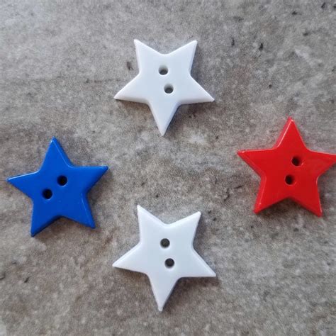Star Shaped Buttons Etsy
