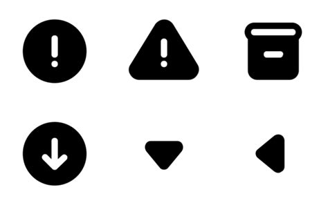 UIUX Icon Pack Glyph SVG Icons