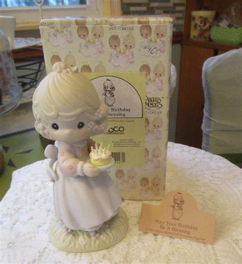 1990 Precious Moments Birthday Figurine Birthday Keepsake Birthday