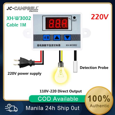 XH W AC V LED Digital Thermoregulator Microcomputer Thermostat Temperature Controller