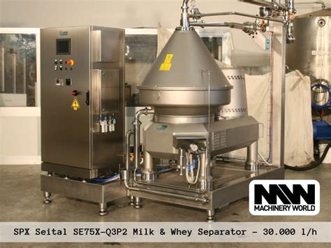 Spx Seital Se75x Q3p2 Milk And Whey Separator 30000 Lh Fully Serviced