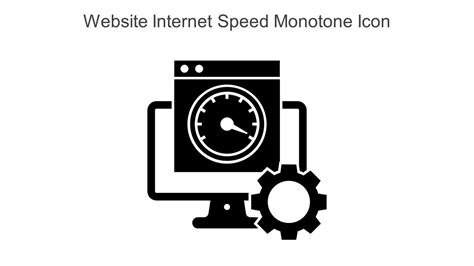 Website Internet Speed Monotone Icon In Powerpoint Pptx Png And Editable Eps Format