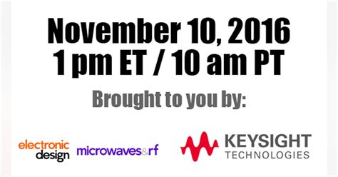 Rf Fundamentals Part 1 The Rf Signal Chain And Network Analysis Electronic Design