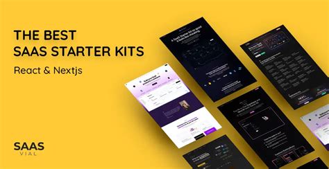 The Best Saas Starter Kits Nextjs And React